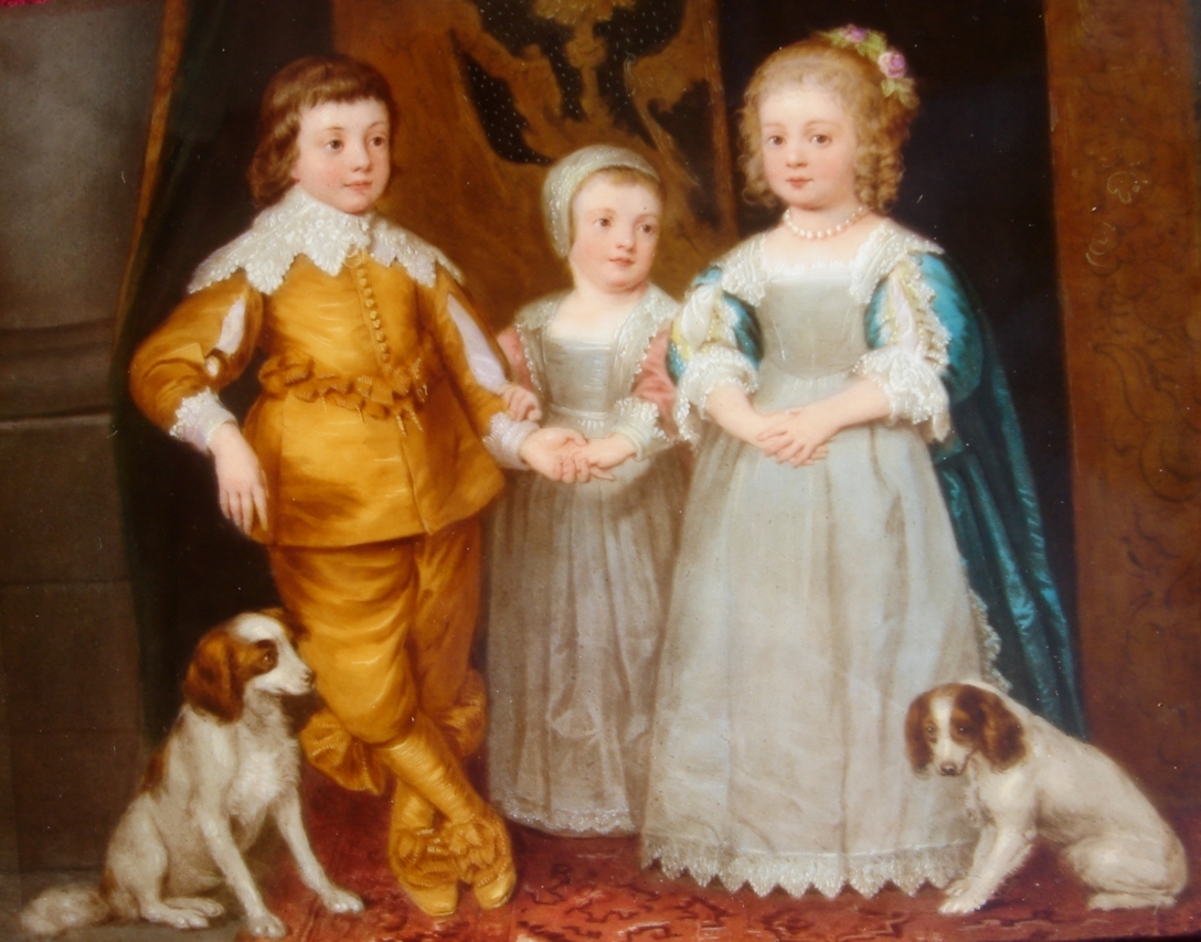 AntiqForum - KPM Plaques - Children paintings